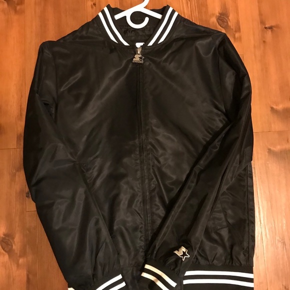 STARTER | Jackets & Coats | Starter Satin Bomber Jacket | Poshmark